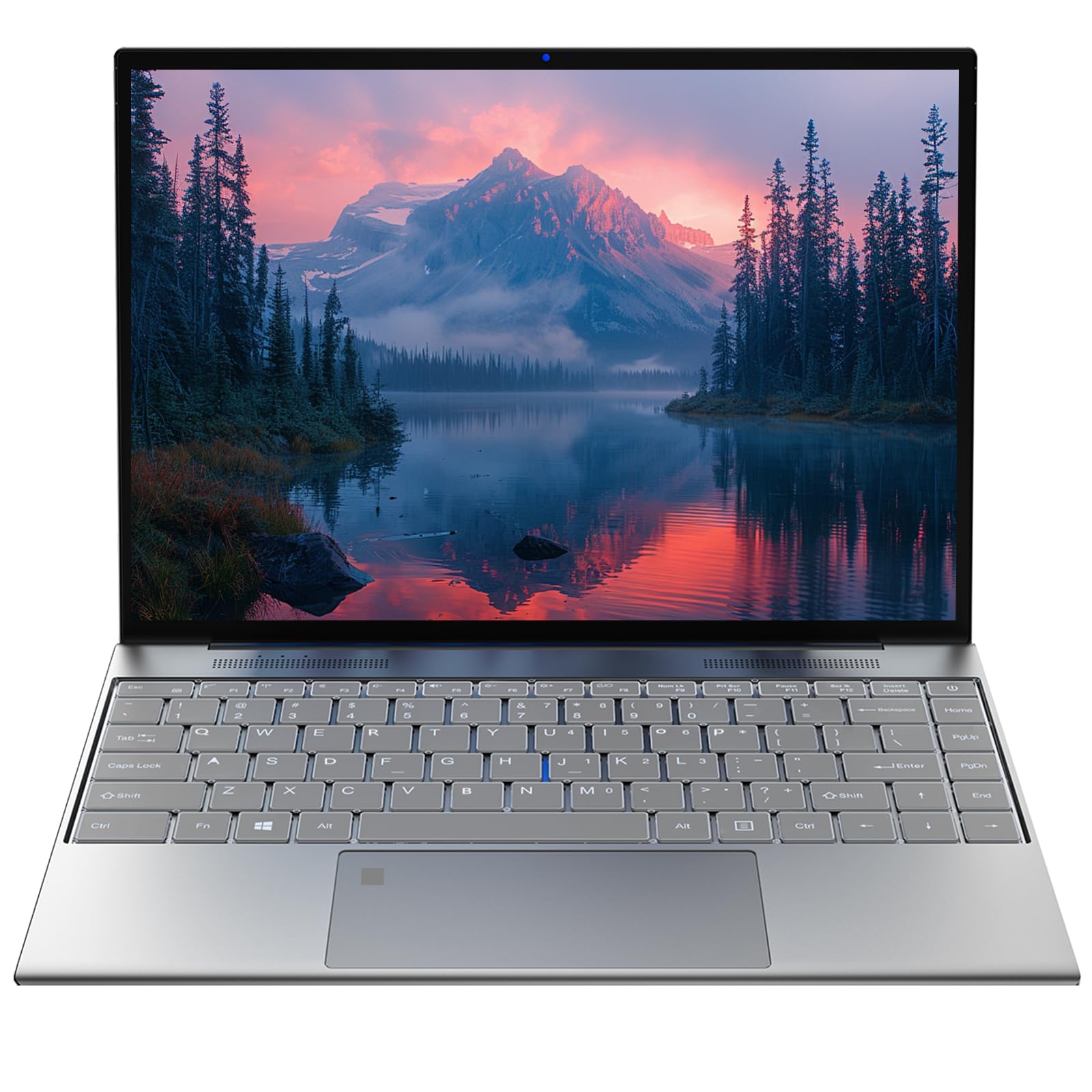 Windows 10 Laptop,13.5 Inch Pentium J3710 Quad core, 4GB RAM+128GB SSD, Thin & Light Notebook PC,3000x2000 3K Panel, 5G+AC WiFi, All-Metal Body, Backlit Keyboard, Finger Print, WPS,HDMI, Gray