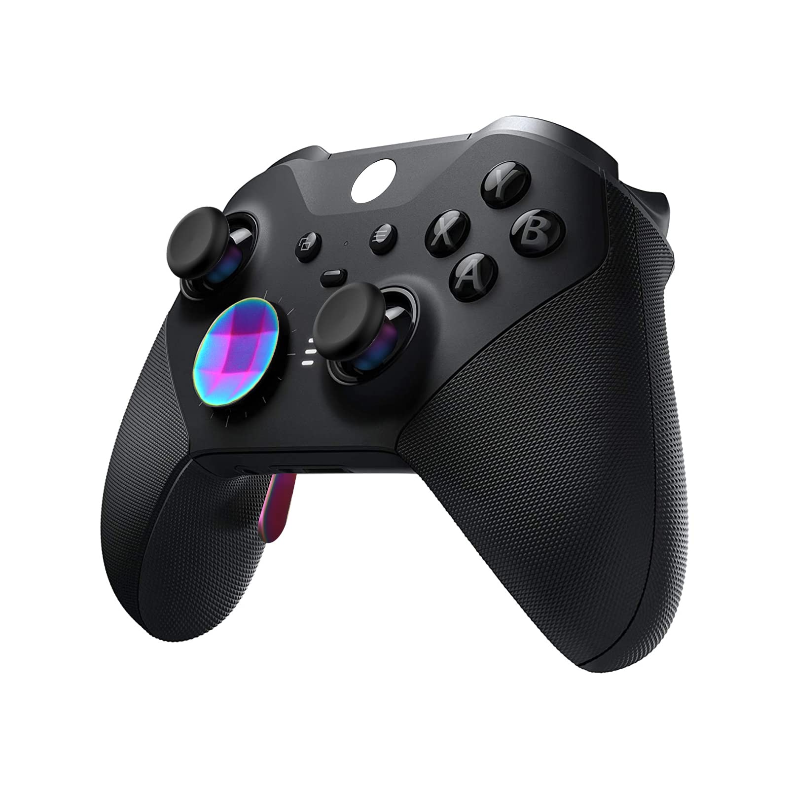 EASEGMER Replacement Thumbsticks for Xbox One Elite Controller Series 2, 10 in 1 Plating Accessories Kits Parts Including 4 Swap Joysticks,4 Paddles,1 Standard D-Pads (Gradient Joysticks)