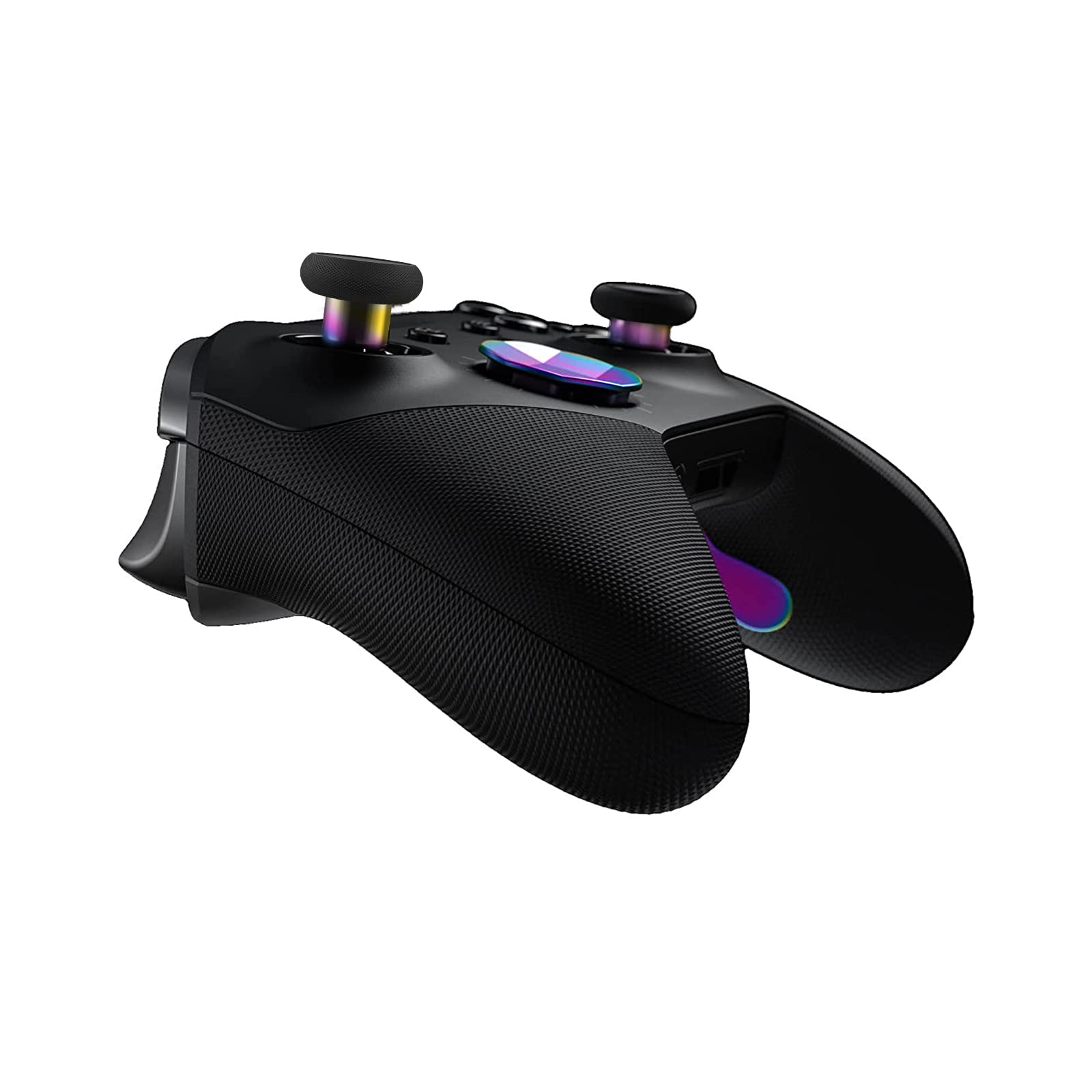 EASEGMER Replacement Thumbsticks for Xbox One Elite Controller Series 2, 10 in 1 Plating Accessories Kits Parts Including 4 Swap Joysticks,4 Paddles,1 Standard D-Pads (Gradient Joysticks)