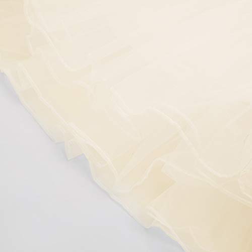 GRACE KARIN Women's Spaghetti Strap Petticoat A-Line Midi Tutu Tulle Prom Dresses for Party (Champagne,XL)