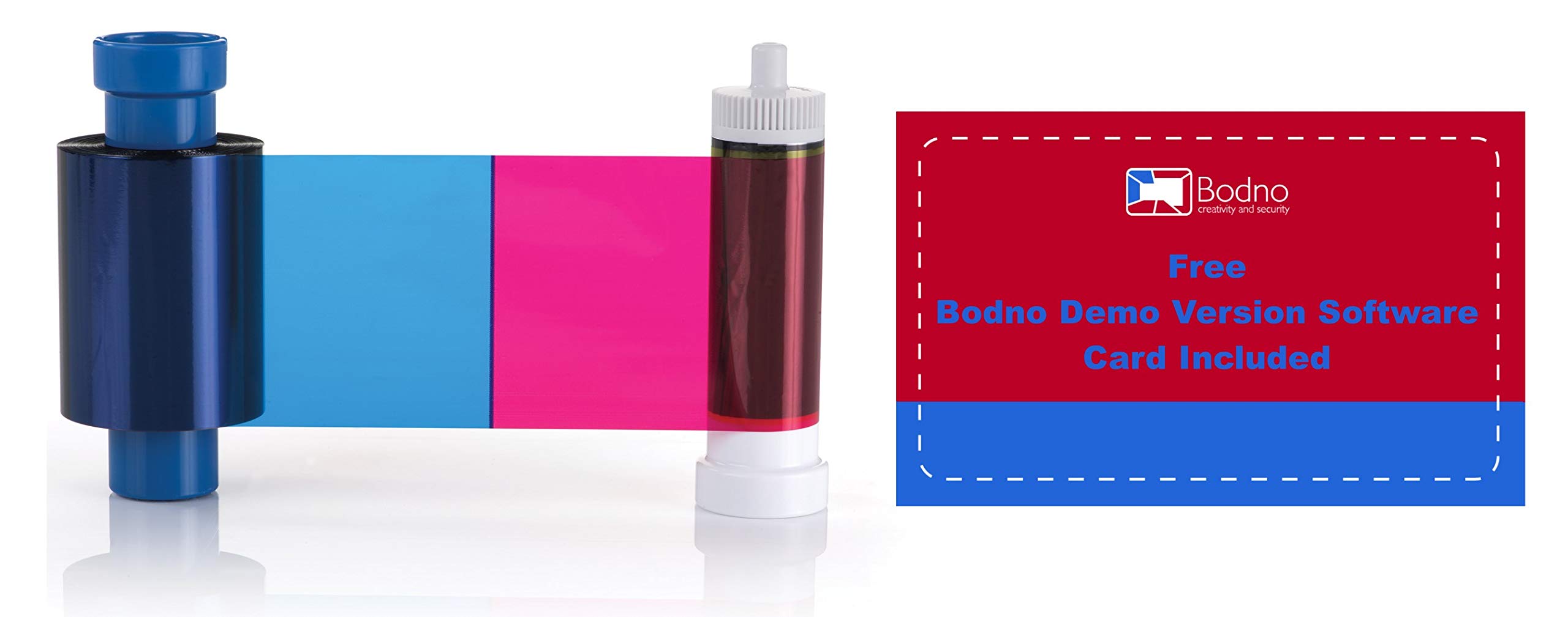 Magicard MA300YMCKO Color Ribbon - YMCKO - 300 Prints with Bodno Software Demo
