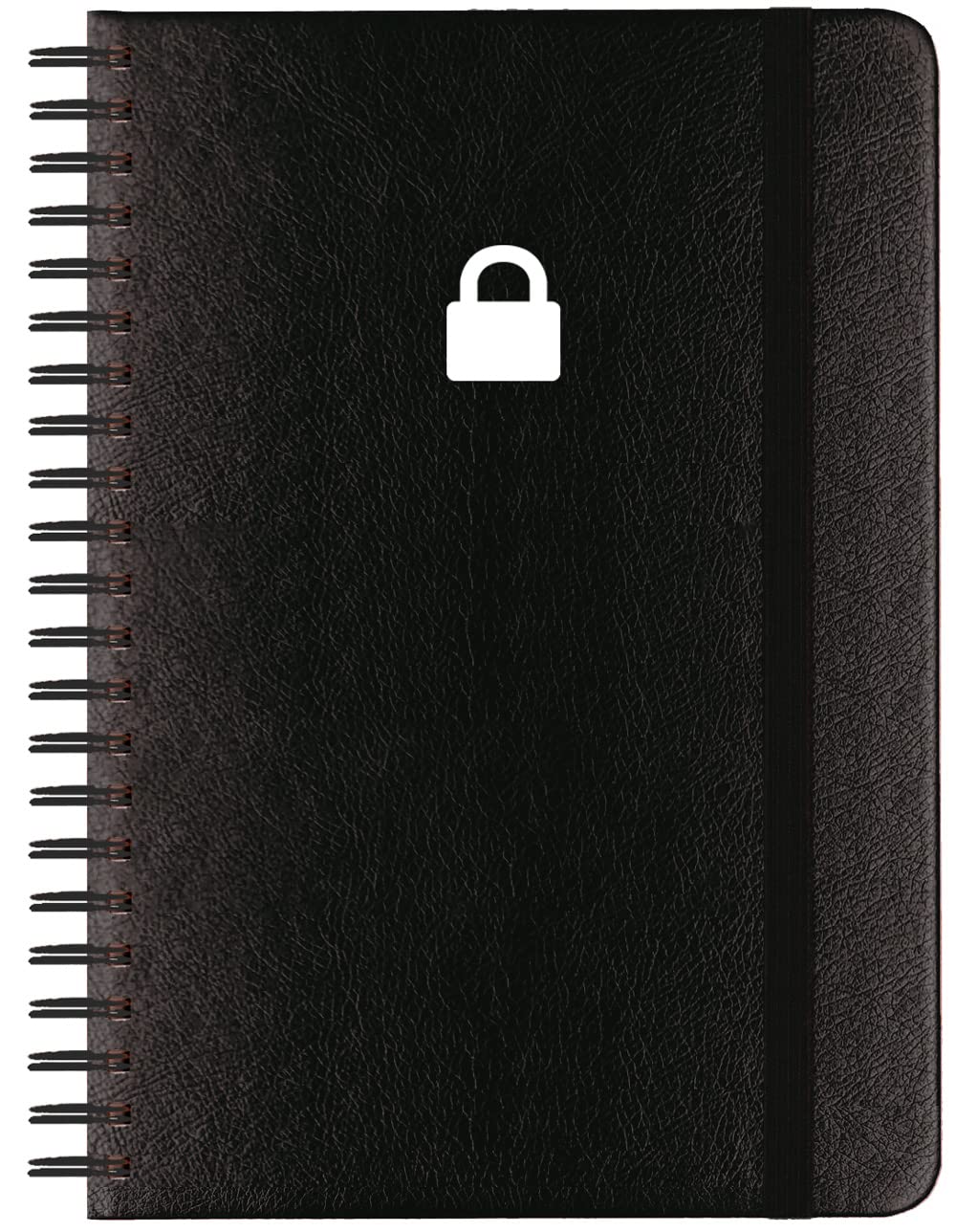 Nokingo Spiral Password Book with Alphabetical Tabs - 5x7 inch Password Organizer with A-Z Tabs for Internet Login, Website, Username, Password. Password Keeper for Home or Office, PU Cover, Teal