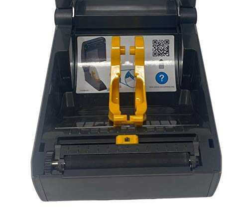 Zebra - ZD620d Direct Thermal Desktop Printer with LCD Screen - Print Width 4 in - 203 dpi - Interface: WiFi, Bluetooth, USB, Serial, Ethernet - ZD62142-D01L01EZ (Renewed)