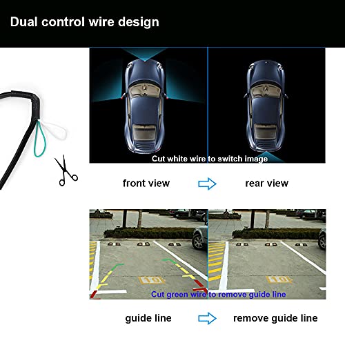 REARMASTER® New Upgrade Vehicle Backup Camera, 6 Led Night Vision High Definition Clear Picture