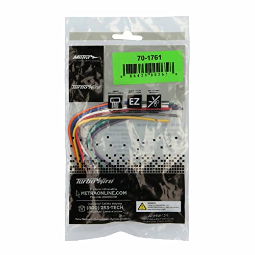 Metra 95-8153 Double DIN Installation Kit for 1995-2000 Lexus LS Vehicles & Metra 70-1761 Radio Wiring Harness for Toyota 87-Up Power 4 Speaker