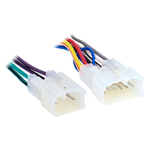 Metra 95-8153 Double DIN Installation Kit for 1995-2000 Lexus LS Vehicles & Metra 70-1761 Radio Wiring Harness for Toyota 87-Up Power 4 Speaker