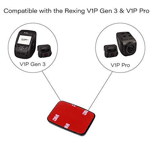 REXING Adhesive Mounts V1P 3rd Gen and V1P Pro Dash Cam