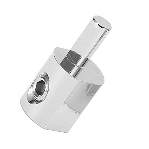Demeras Wire Reducer Adaptor, Good Conductivity Amp Input Reducer 6061 Aluminum High Power Universal 1/0 Gauge to 4 Gauge Nickel Plated for Car for Boats