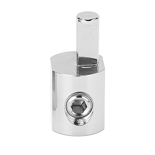 Demeras Wire Reducer Adaptor, Good Conductivity Amp Input Reducer 6061 Aluminum High Power Universal 1/0 Gauge to 4 Gauge Nickel Plated for Car for Boats