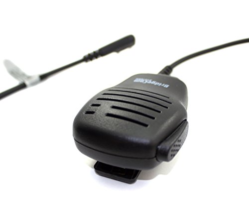 BridgeCom BCS-200 Shoulder Speaker Mic K-1 Plug IP-54 Rated for DMR and Analog AnyTone, Kenwood, Woxun Amateur Ham Business Portable Two Way Radio
