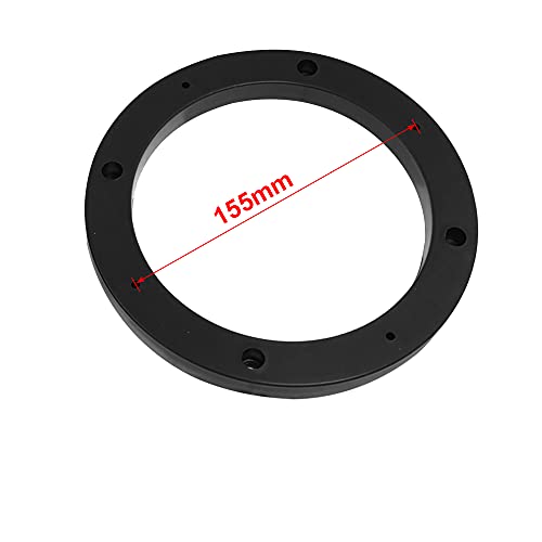 uxcell Auto Car Truck Black 6.5 Inch Plastic Speaker Spacers 14mm Depth 2 Pcs