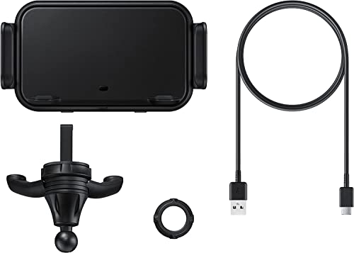 SAMSUNG Wireless Car Charger Fast Charge (2022), Universally Compatible with Qi Enabled Phones in Vehicle - Retail Packaging - Black