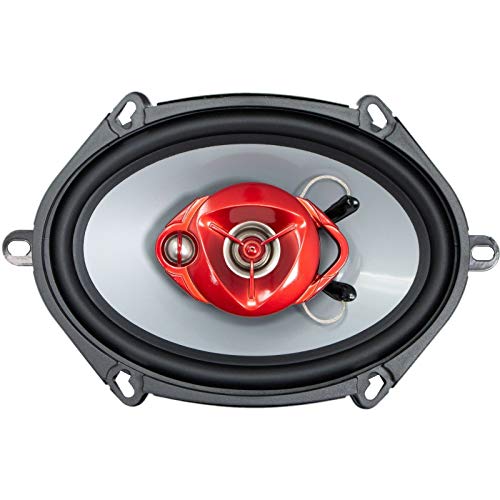 Pair of SoundXtreme 5x7/ 6x8 in 3-Way 350 Watts Coaxial Car Speakers 4-Ohm (2 Speakers)