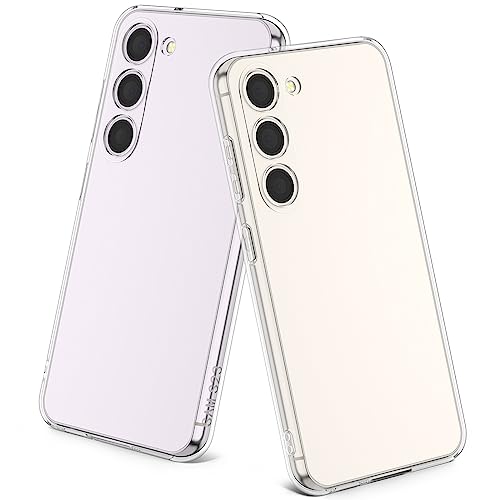 Meliya for Samsung Galaxy S23 Case Clear 6.1'' 2023, Slim & Tough, Shockproof & Drop Proof, Waterproof & Dustproof, Anti-Yellowing Full Body Protective Cover Case for Galaxy S23, Clear+Clear