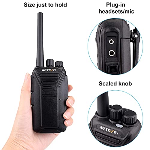 Retevis RT27 Walkie Talkies for Adults Gift,Long Range 2 Way Radios Rechargeable,VOX Clear Voice Easy Operation Durable,Two Way Radio for Outdoor Hiking Hunting Climbing(2 Pack)