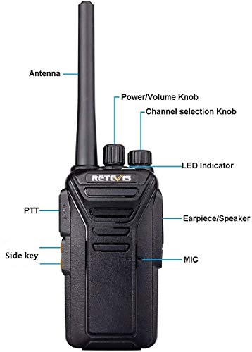 Retevis RT27 Walkie Talkies for Adults Gift,Long Range 2 Way Radios Rechargeable,VOX Clear Voice Easy Operation Durable,Two Way Radio for Outdoor Hiking Hunting Climbing(2 Pack)