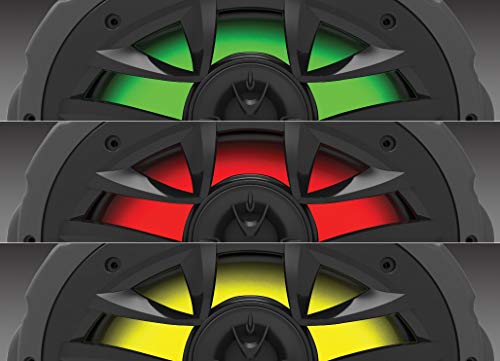 BOSS Audio Systems MRWT69RGB Marine Waketower Speaker System - 600 Watts Of Power, 6 x 9 Inch, Full Range, 2 Way, Multi-Color LED Illumination, Marine grade, Weatherproof, Sold Individually