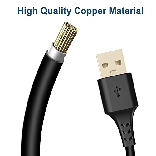 Radar Detector Cable, with USB to RJ11 Plug,for Escort Valentine One Uniden Beltronics Cobra Radar Detector,Replacement Power Cable for Radar Detectors(RJ11-3.3ft)