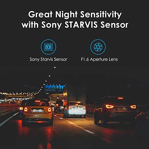 VIOFO A119 V3 1440P 60fps Dash Cam with GPS, Enhanced Super Night Vision with True HDR and Starvis Sensor, Car Dash Camera 140° Wide Angle, 2.0‘’ LCD, Smart Parking Mode 24H