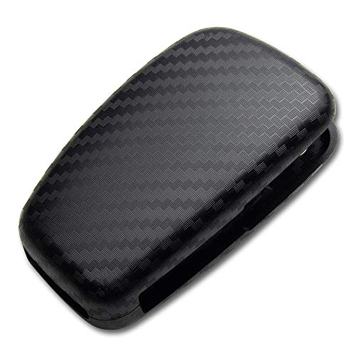 TANGSEN Flip Key Fob Case Personalized 3D Carbon Fiber Emboss ABS Plastic Protective Cover for Audi A1 A3 A4 A5 A6 A8 Q3 Q5 Q7 R8 RS4 S3 S4 S5 S6 S8 TT Quattro 3 4 Button Keyless Entry Remote