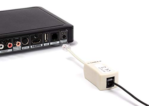 THE CIMPLE CO 2 Wire, 1 Line DSL Filter - for Removing Noise and Other Problems from DSL Related Phone Lines - 2 Pack
