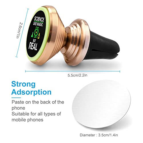 Science Like Magic But Real Magnetic Phone Holder for Car Air Vent Holder Clip Compatible with All Smartphones & Tablets
