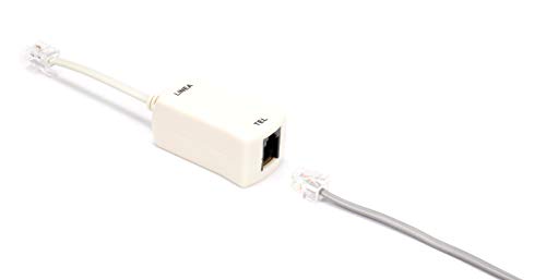 THE CIMPLE CO 2 Wire, 1 Line DSL Filter - for Removing Noise and Other Problems from DSL Related Phone Lines - 2 Pack