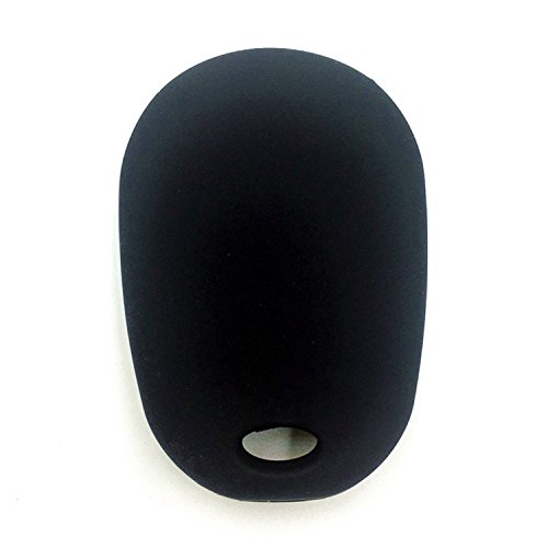 Ezzy Auto Black and Blue Silicone Rubber Key Fob Case Key Covers Key Jacket Skin Protectors fit for Highlander Sequoia Sienna Tacoma Tundra