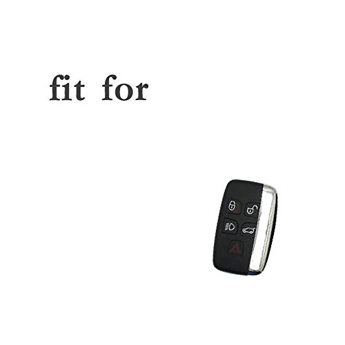 SEGADEN Silicone Cover Protector Case Holder Skin Jacket Compatible with LAND ROVER LR4 Range Rover 5 Button Smart Remote Key Fob CV4982 Brown
