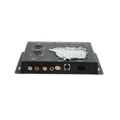 SoundXtreme ST-AP6 1/2 Din Car Audio Digital Processor, 13.5V, Bass Maximizer & Sound Restoration w/Includes a dash mount remote control and Light display, 10.4x2.3 x 8.6 inches