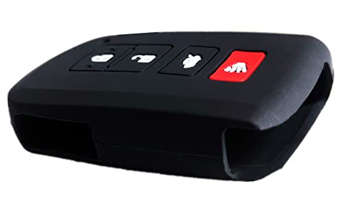 Silicone Key Case Cover Keyless Entry Remote Key Fob fits for 2011-2019 Toyota Avalon Camry Corolla Highlander RAV4