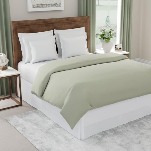 TODAY'S HOME Classic Tailored, Microfiber, 14" Drop Length Bed Skirt Dust Ruffle, Twin XL, White