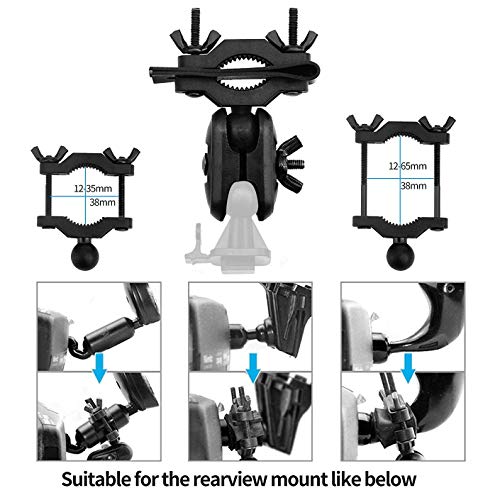Dash Cam Mount Holder - Mirror Mount, Come with 10+ Different Joints, Compatible with APEMAN, Falcon F170, Old Shark, Peztio, Rexing V1P, Roav, UGSHDI, Z-Edge,YI,Kdlinks X1, and Most Dash Cameras /GPS