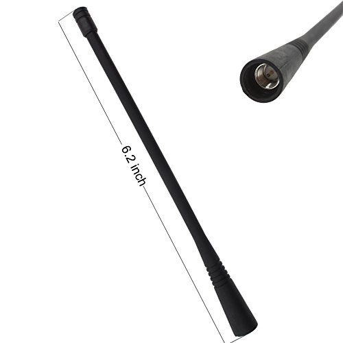 bestkong 10 X UHF Whip Antenna for Yaesu Vertex Standard ATU-6D VX-130 VX-131 VX-160 VX-180 VX-210 VX-230 VX-800 VX-920 VX-929 VX-970