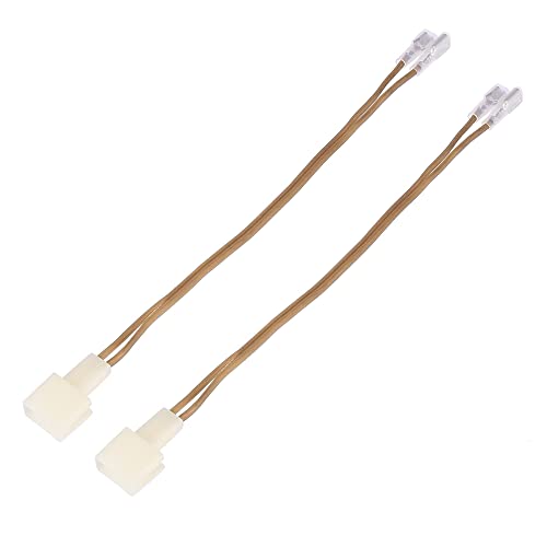 X AUTOHAUX 2pcs Car Speaker Connector Wire Harness Adapter Connector for Toyota for Scion for Lexus for Mitsubishi