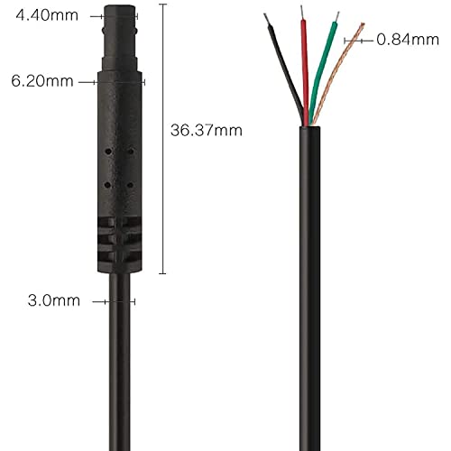 WOLFBOX G840S / G930 / T10 / T10 Plus Original 20Feet Rear Camera Cord Cable (4 pin, 2.5mm), not Suitable for G840H / G880 /V19