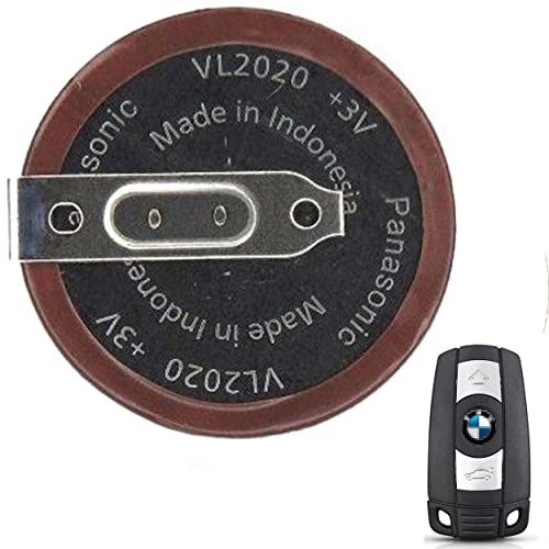 RemoteOverstock Replacement for BMW Remote Smart Key Fob Battery VL2020 for 2006-2014 1, 3, 5, 6 Series M3 M5 M6 X5 X6 Z4 E39 E46 E60 KR55WK49123 KR55WK49127 – case Cover (Without Comfort Access)