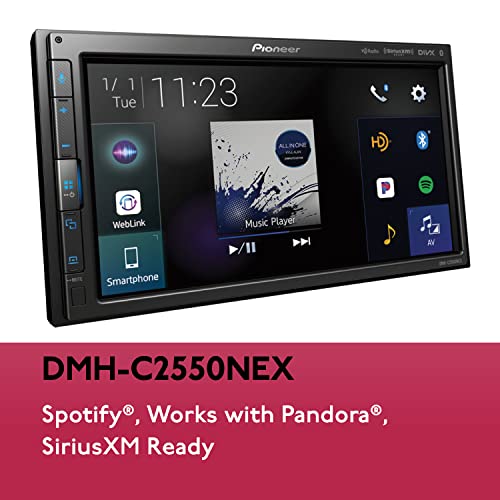Pioneer DMH-C2550NEX 6.8" Amazon Alexa When Paired with Pioneer Vozsis App, Android Auto, Apple CarPlay, Bluetooth, HD Radio - Modular Solutions Digital Media Receiver