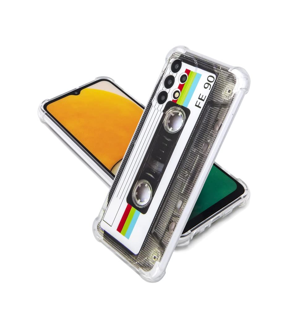 STINFIZTOL Phone Case Compatible with Galaxy A23 5G Case,80s Type Music Cassette Case Soft TPU Cover for Samsung Galaxy A23 5G