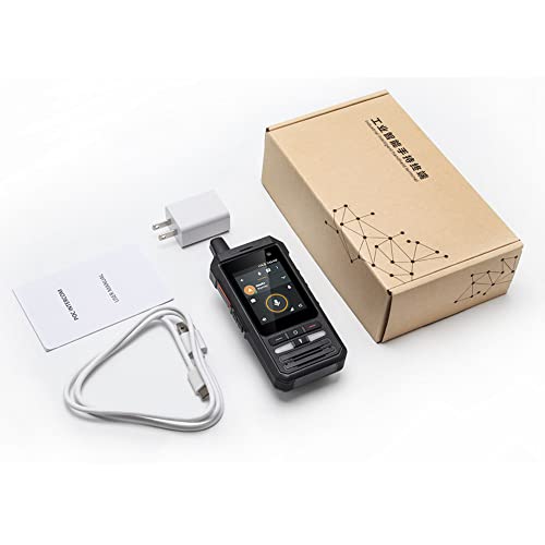 KJD Anysecu W8 Mobile Radio Adroid 8.1 LTE 4G GPS Unlocked POC Radio Suppot Zello Real PTT Platform (W9-US)