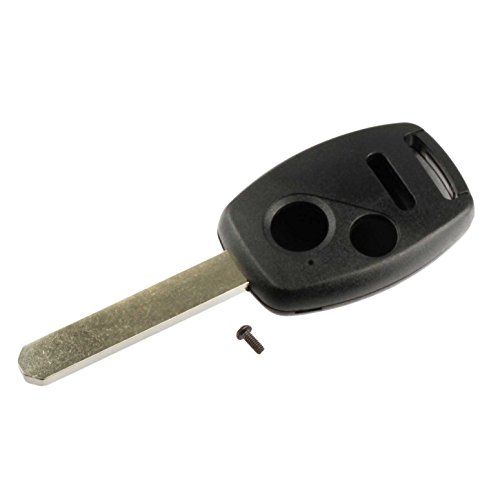 Key Fob Keyless Entry Remote Shell Case & Pad fits Honda 2010-2011 Accord Crosstour / 2006-2011 Civic / 2007-2013 CR-V / 2011-2015 CR-Z / 2009-2013 Fit / 2011-2014 Odyssey
