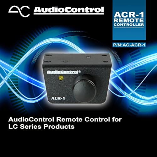 AudioControl LC7i Black 6-Channel Line Output Converter with Bass Restoration with ACR1 Remote for Audio Control Processors
