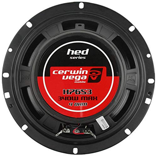 Cerwin Vega H7653 6.5" and H7693 6" x 9" 3-Way Coaxial Speakers 4 Ohm Pack