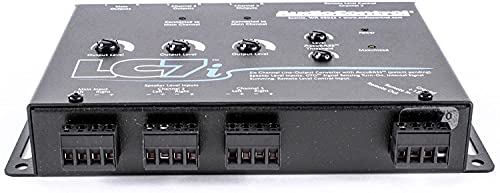 AudioControl LC7i Black 6-Channel Line Output Converter with Bass Restoration with ACR1 Remote for Audio Control Processors