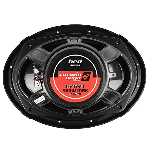 Cerwin Vega H7653 6.5" and H7693 6" x 9" 3-Way Coaxial Speakers 4 Ohm Pack