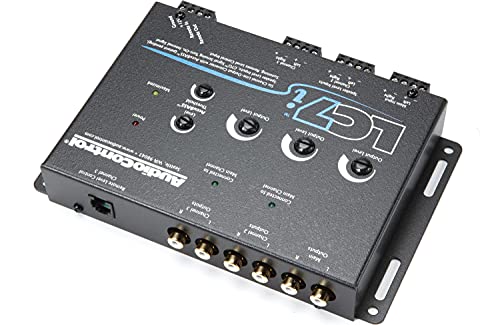 AudioControl LC7i Black 6-Channel Line Output Converter with Bass Restoration with ACR1 Remote for Audio Control Processors