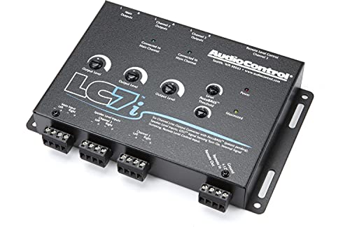 AudioControl LC7i Black 6-Channel Line Output Converter with Bass Restoration with ACR1 Remote for Audio Control Processors