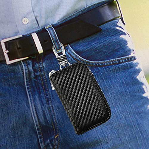 AtfArt 2 Pack Faraday Bags for Car Key Fob Protector Faraday Cage Signal Blocking RFID Key Fob Protector Car RFID Signal Shielding Bag for Car Keys Antitheft Products(2 Pcs)