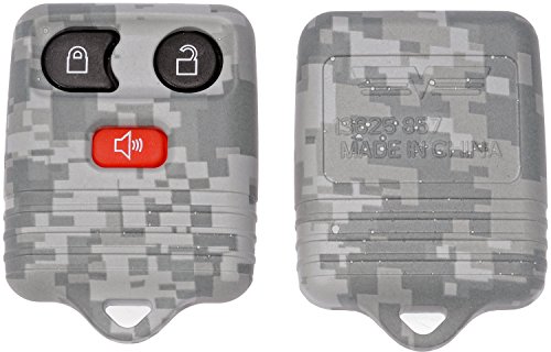 Dorman 13625GYC Keyless Entry Transmitter Cover Compatible with Select Models, Gray Digital Camouflage