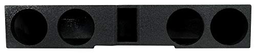 Rockville Quad 8" Sub Box for 2009-2020 Ford F150 Super Crew+2017-2020 F250/350